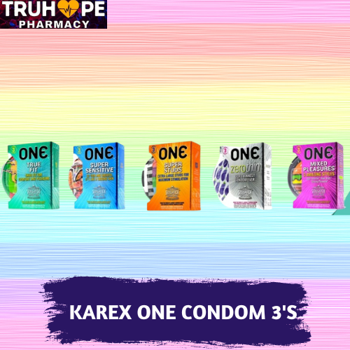 KAREX ONE CONDOM 3'S (5 TYPES) | Lazada