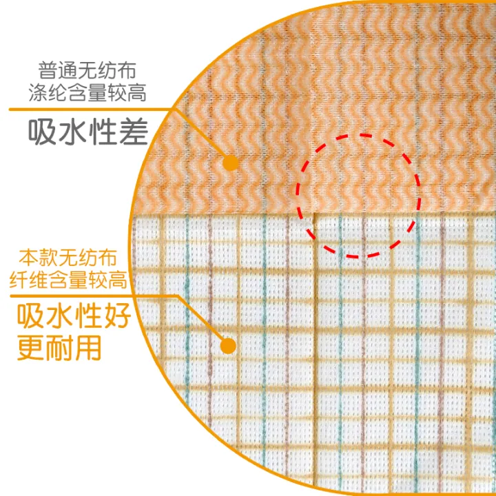 Large Terai rag can be repeatedly washed kitchen paper removable rag ...