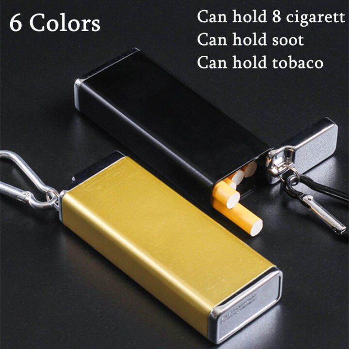 Metal Cigarett Box Holder Sealed Tobaco Case Travel Mini Cigartte ...