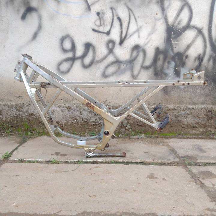FRAME RANGKA SUZUKI RGR 150 JUMBO SASIS RGR 150 UTUH ORI BEKAS | Lazada ...