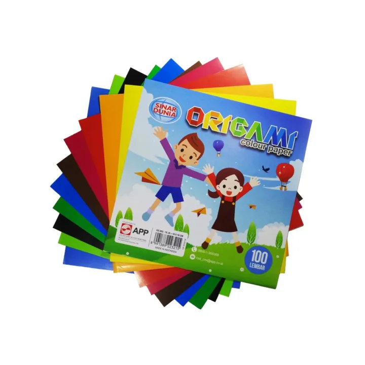 Kertas Lipat Origami 12x12 - SiDU Sinar Dunia 100 Lembar MURAH ...