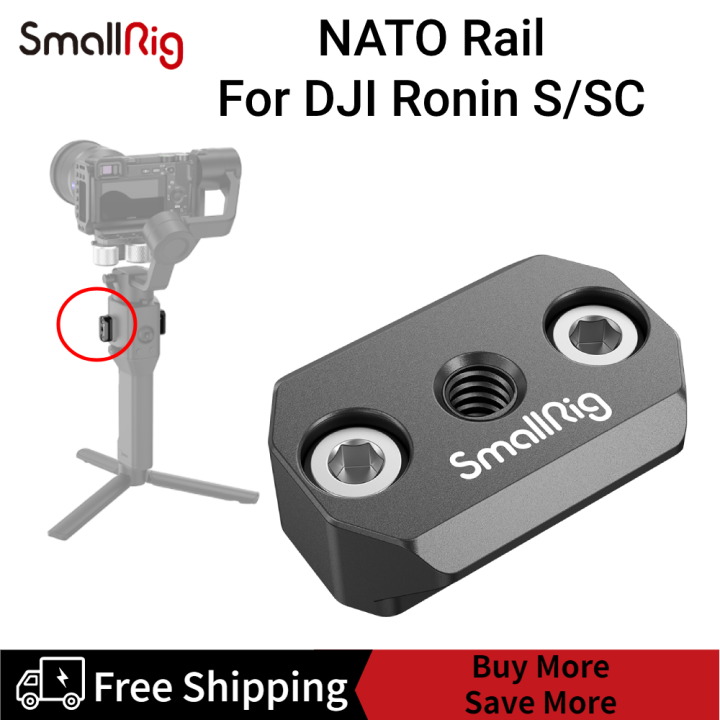 SmallRig NATO Rail Built-in 1/4”- 20 threaded hole for DJI Ronin S/SC ...