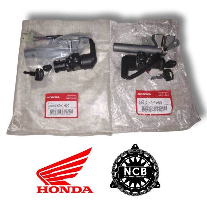 Genuine Honda key set for XRM RS125 / XRM 125 Trinity / XRM 125 Fi ...