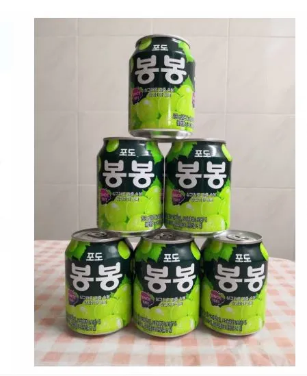 KOREA BON BON GRAPE 238ml (6 Tin) | Lazada