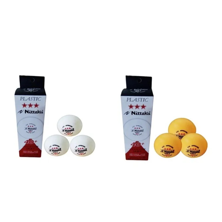 Table Tennis Ball Nittaku 3 Star SHA 40+ Assorted Color | Lazada PH