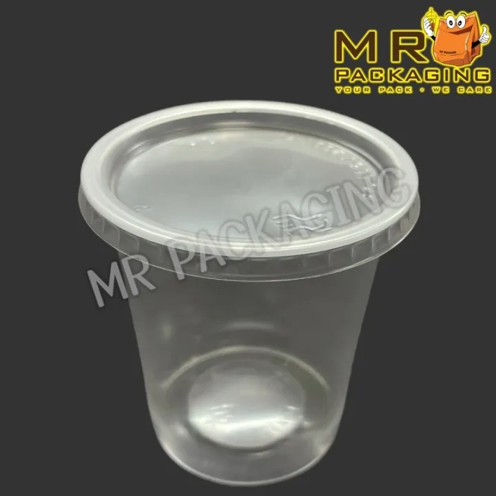 EC 8oz PP Round Container [ 100sets± ] E230T - Disposable Plastic Food Container - 8 oz / 230 ml ...