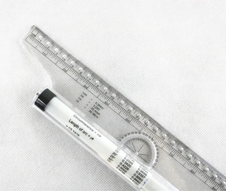 30cm parallel ruler angle drawing roller ruler balance ruler multi ...