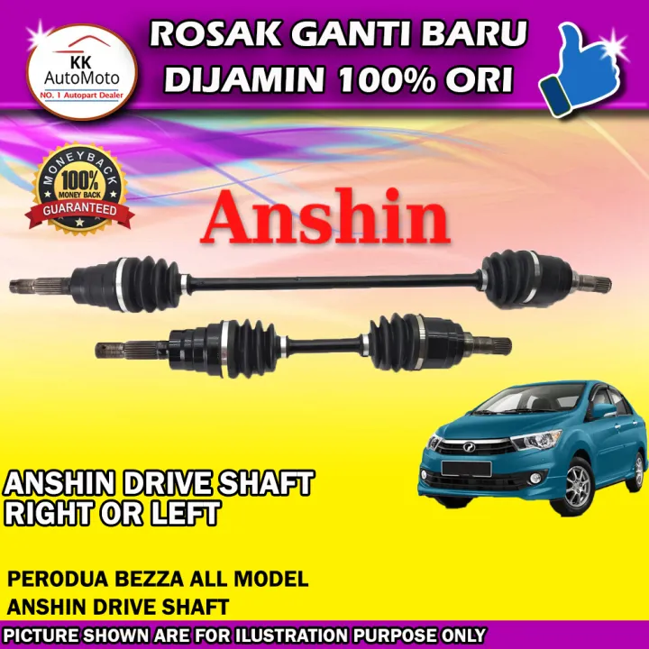 Perodua Bezza 1.3 Drive Shaft - Anshin Left / Right | Lazada