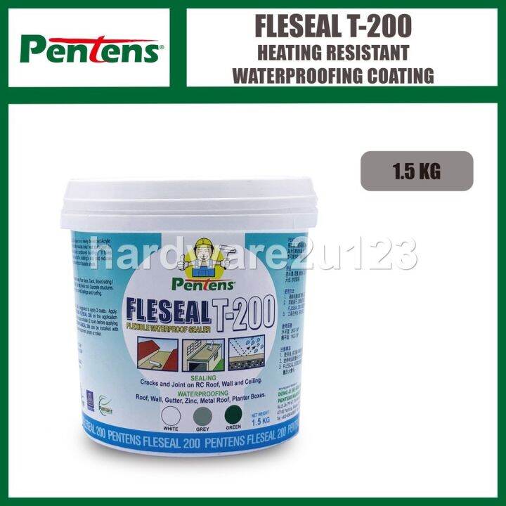 1.5KG PENTENS FLESEAL T-200 Heating Resistant Waterproofing Coating ...