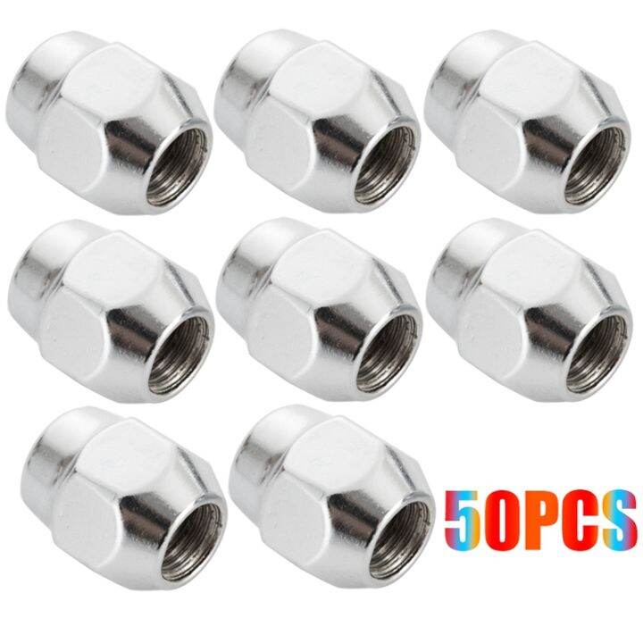 50PCS Wheel Nuts Conical Collar Closed Replacement Parts for Citroen ...