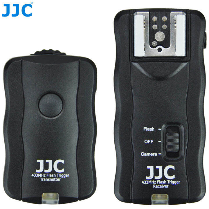 JJC 3-in-1 Wireless Flash Trigger & Shutter Remote Control with Two ...