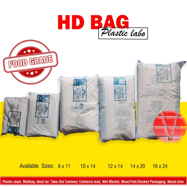Plastic Labo/ Plastic Ulam/ HD Blue Bag (1000 pcs) | Lazada PH