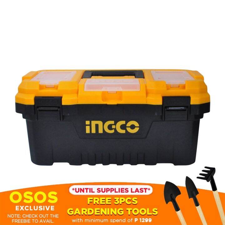 Ingco Original 17 Plastic Tool Box with Removable Tray PBX1701 •OSOS• | Lazada PH