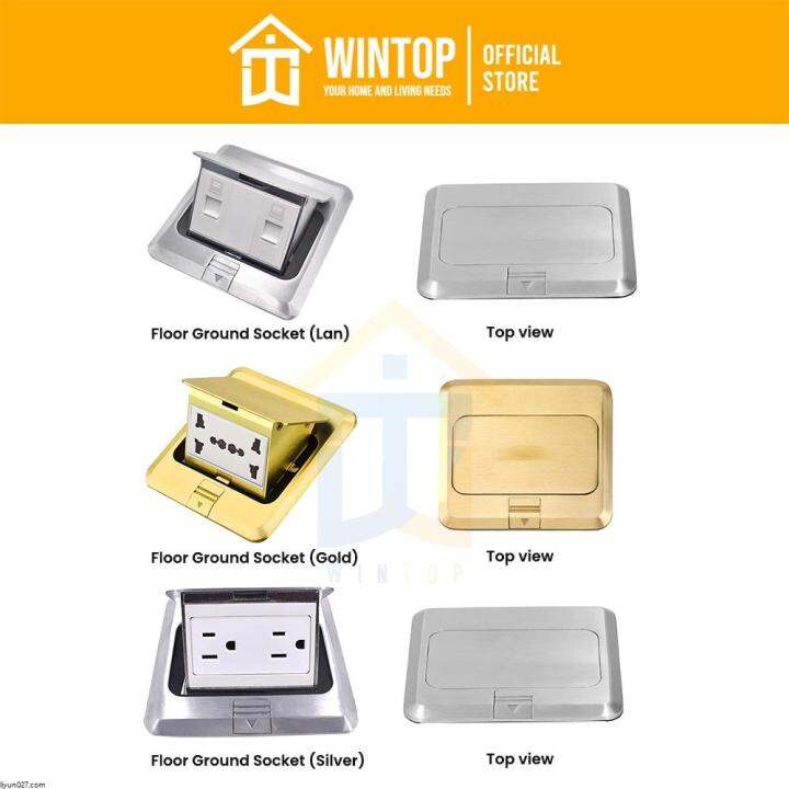 public physical difficult simple Pop Up Floor Socket 2 RJ45 Socket ...