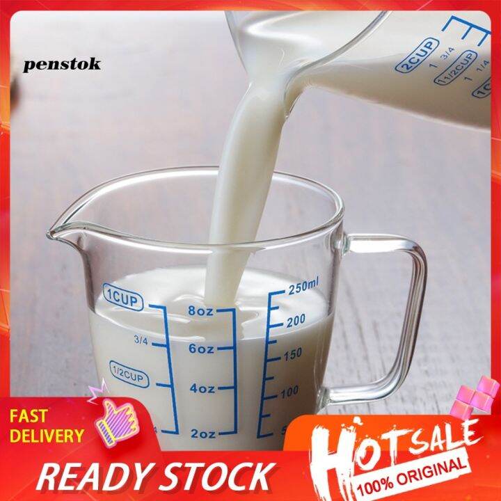 【Delicious bakery】 【Ready Stock】250ml 500ml Heat-resisting Glass ...