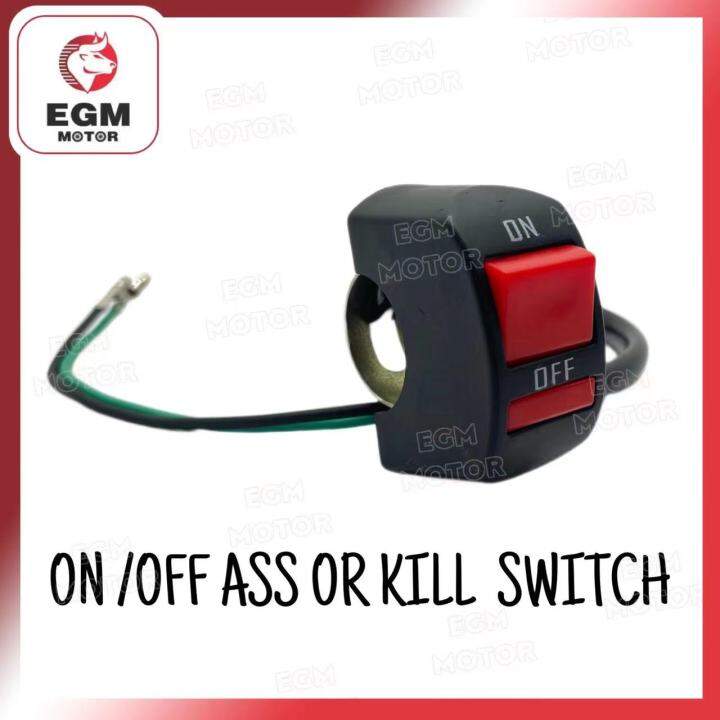 [EGM MOTORCYCLE] MOTORCYCLE ON OFF ASSY OR KILL SWITCH | Lazada PH