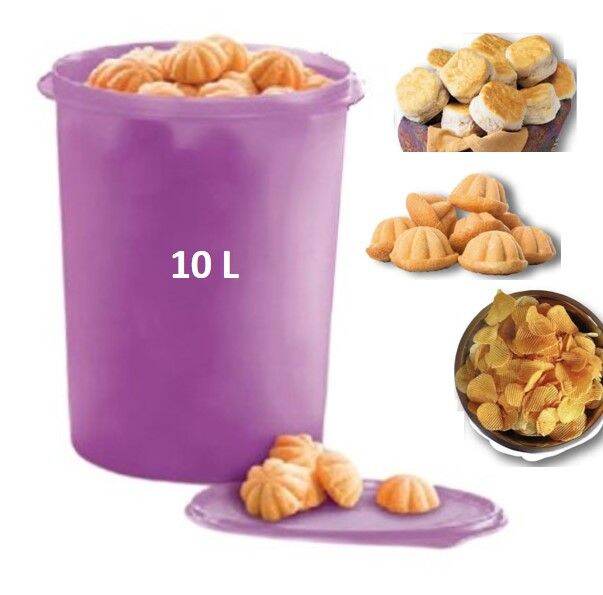 Tupperware Tall Canister 10L | Lazada