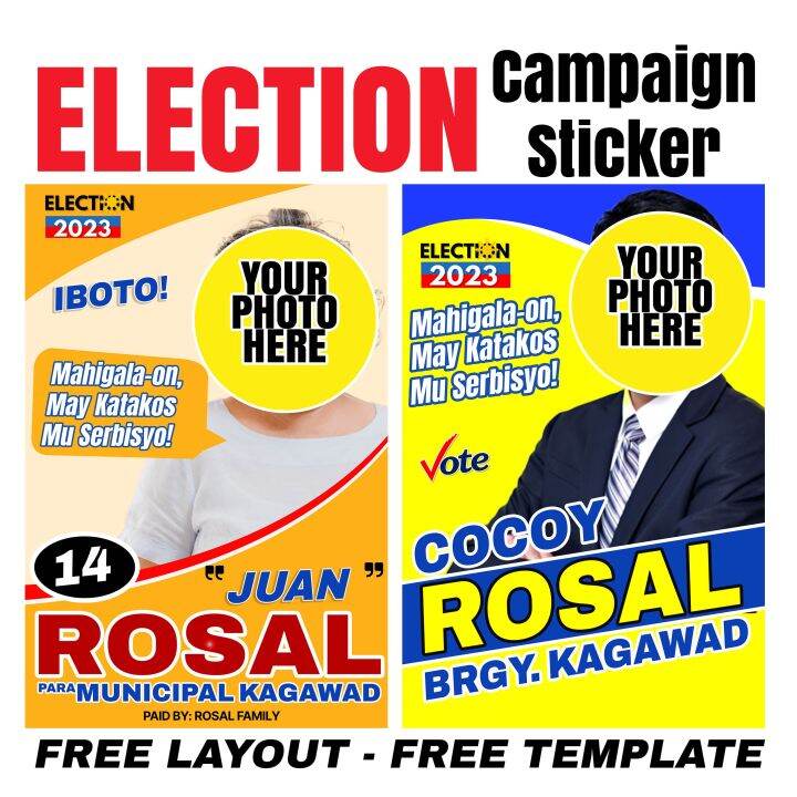 STICKER LABEL FOR ELECTION CAMPAIGN | Lazada PH