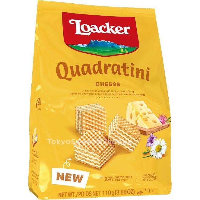 ด่วน (Cheese 110g) (มีหลายรส) Loacker ล็อคเกอร์ เวเฟอร์ Wafer 125 กรัม ...