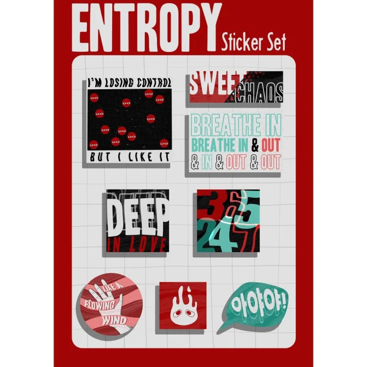 DAY6 The Book of Us: Entropy Fanmade Stickers | Lazada PH