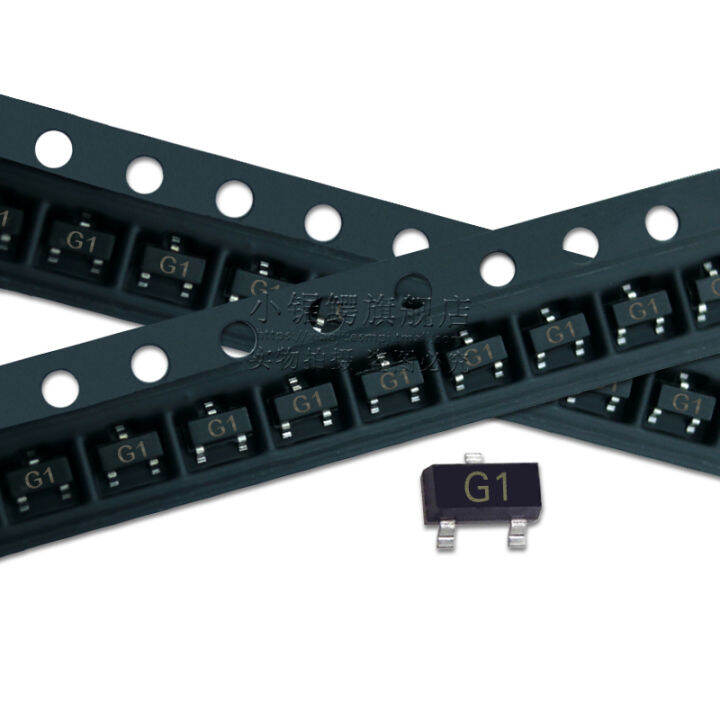 50PCS 2N5551 SOT23 MMBT5551 G1 SOT23-3 SMD Bipolar Transistors - BJT ...