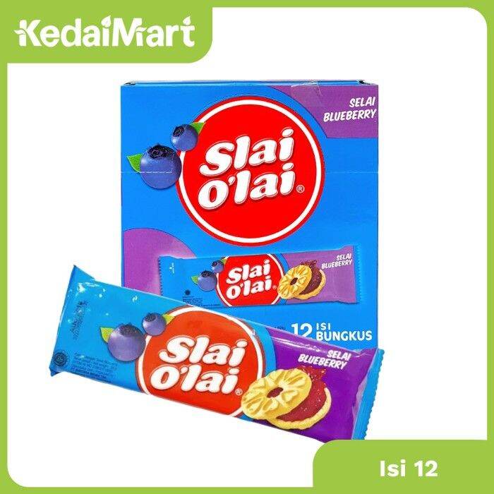 Roma Slai Olai Blueberry 12 x 24 Gram | Lazada Indonesia
