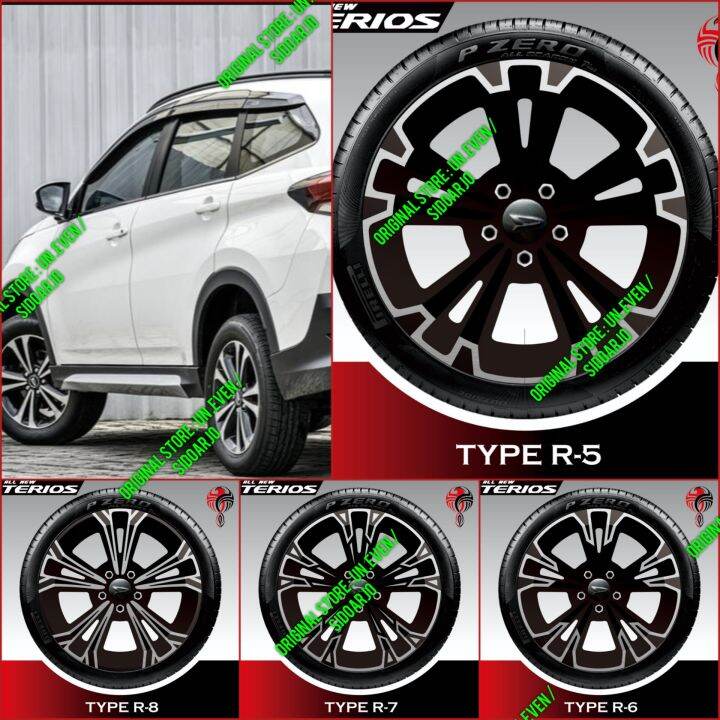 STICKER VELG TERIOS TYPE R | Lazada Indonesia