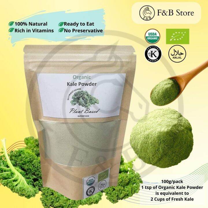 KALE POWDER 100 ORGANIC AND NUTRITIOUS SUPERFOOD (100GRAMS) | Lazada PH