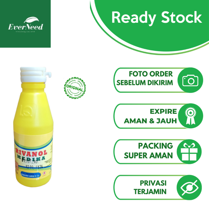 Rivanol 100 ml obat luka | Lazada Indonesia