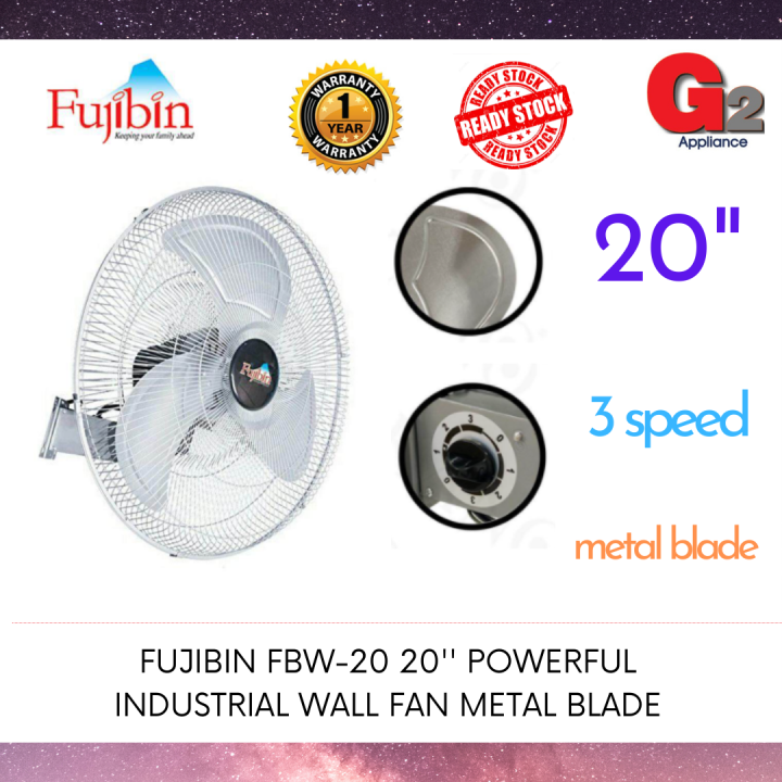 Fujibin 20” Powerful Industrial Wall Fan FBW-20 [READY STOCK]-FUJIBIN ...