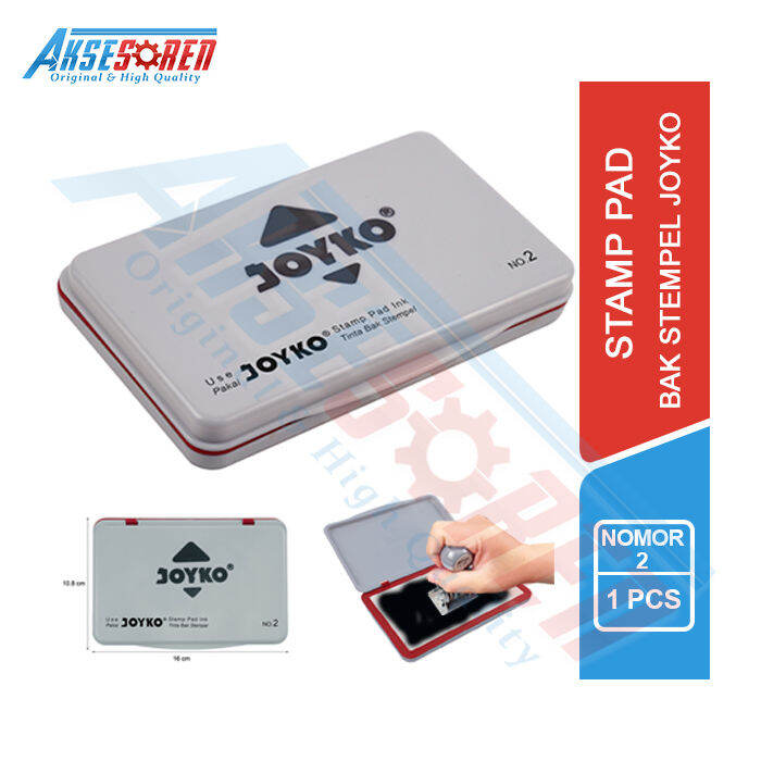 Stamp Pad Bak Stempel Joyko [No.2] / Bak Stempel Tinta / Tempat Stempel ...