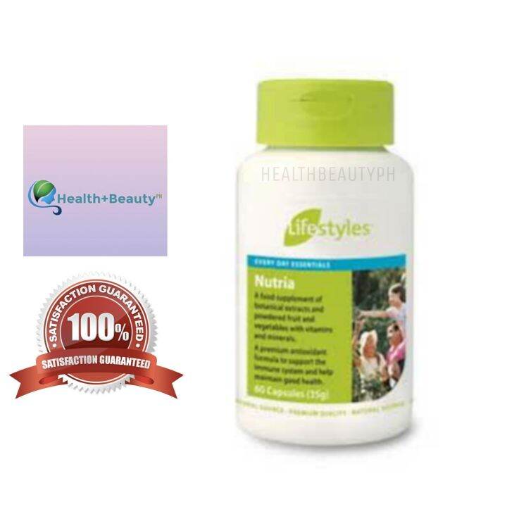 Nutria Lifestyles 60 capsules | Lazada PH