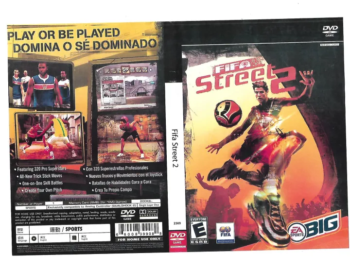 PS2 Game : FIFA STREET 2 (Silver Disc) | Lazada