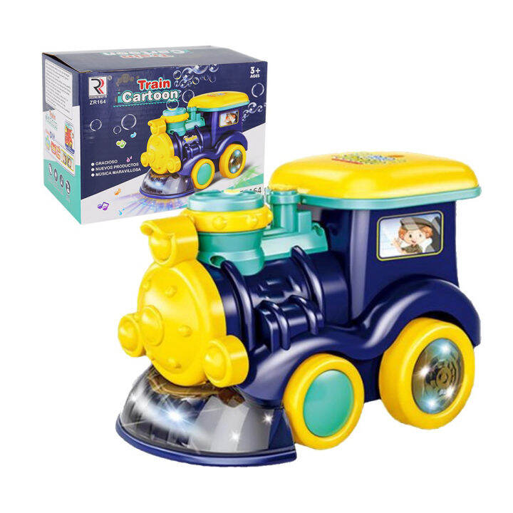 Battery Operated Bump and Go Bubble Train with Lights and Sound Vehicle ...