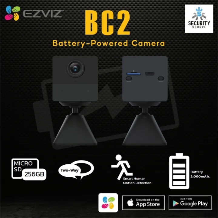 ***สินค้าใหม่ล่าสุด***กล้องวงจรปิดไร้สาย Ezviz BC2 Battery Camera ...