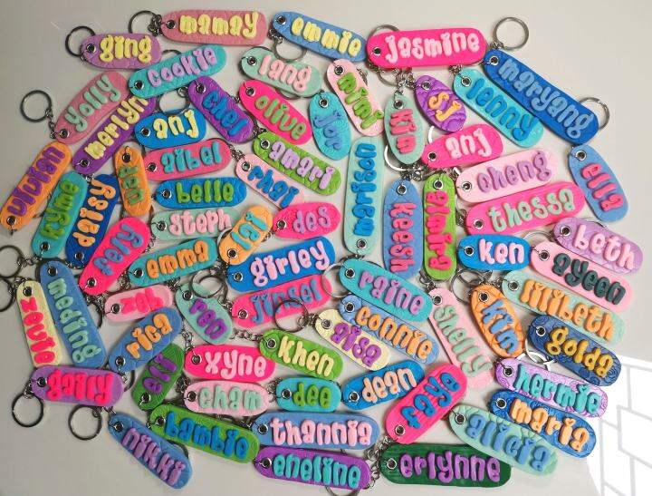 Customized Name Keychain Polymer Clay | Lazada PH