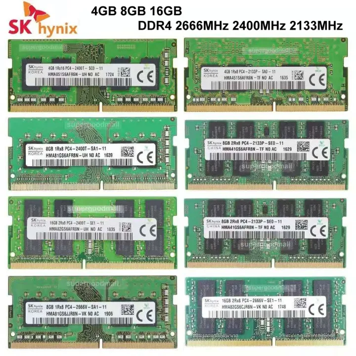 卍 SK Hynix 4GB 8GB 16GB DDR4 2400Mhz 2666Mhz 2133Mhz 3200MHz 1.2V 260Pin SODIMM Laptop Memory ...