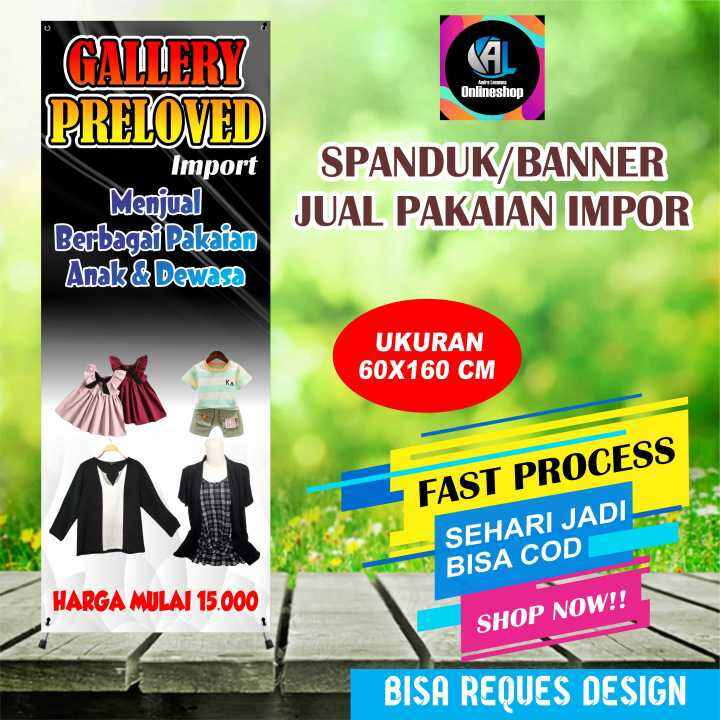 Spanduk, Banner Berdiri Gallery Beloved | Lazada Indonesia