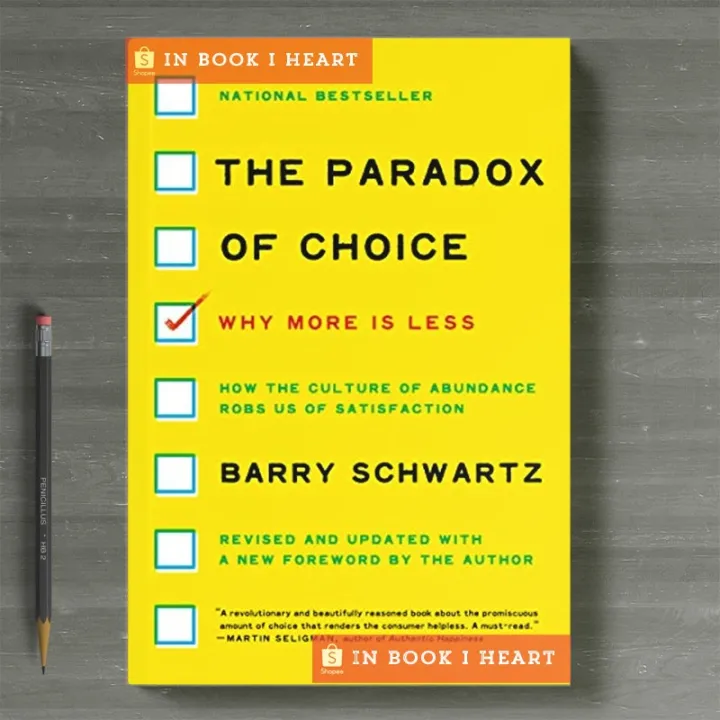The Paradox of Choice - Why More Is Less โดย Barry Schwartz | Lazada.co.th