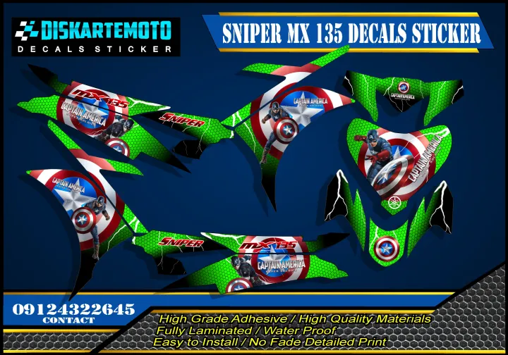 Sniper Mx 135 Decals Sticker | Lazada PH