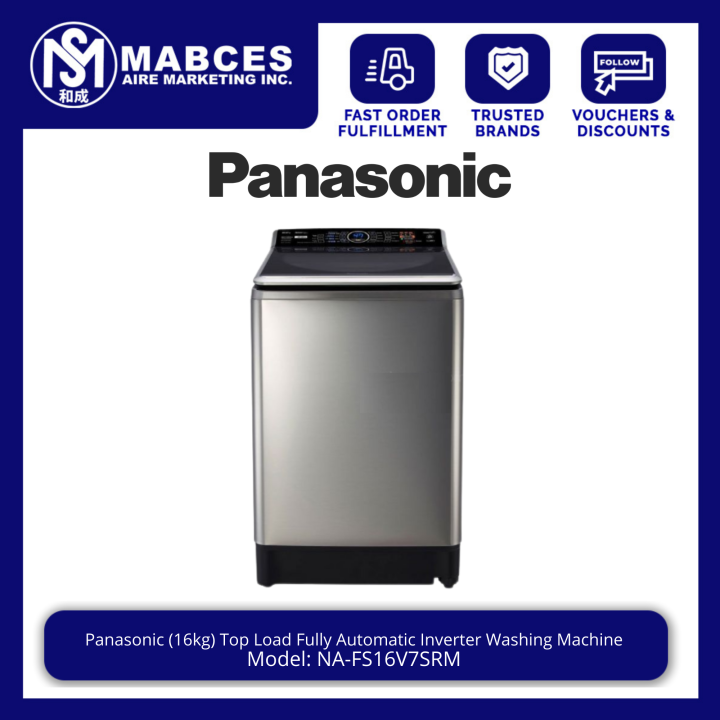Panasonic 16kg Top Load Fully Automatic Inverter Washing Machine NA ...