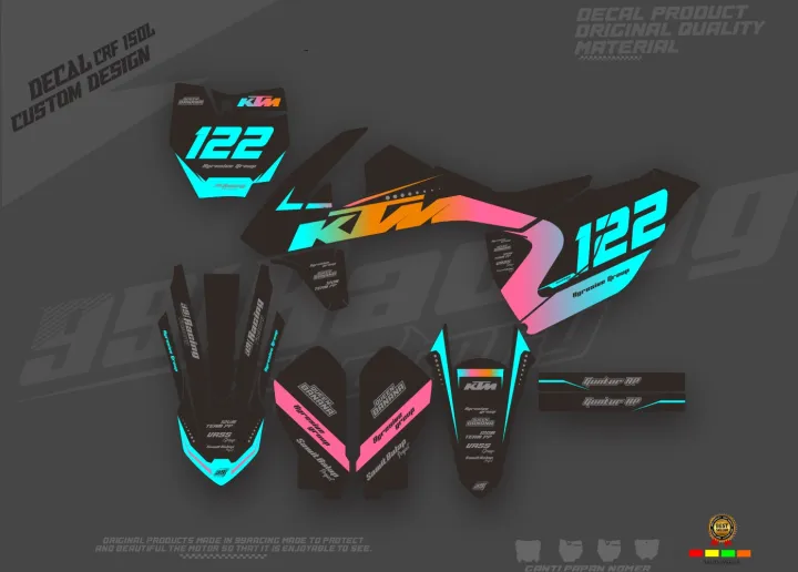 DECAL KTM CUSTOM DESAIN KEREN | Lazada Indonesia