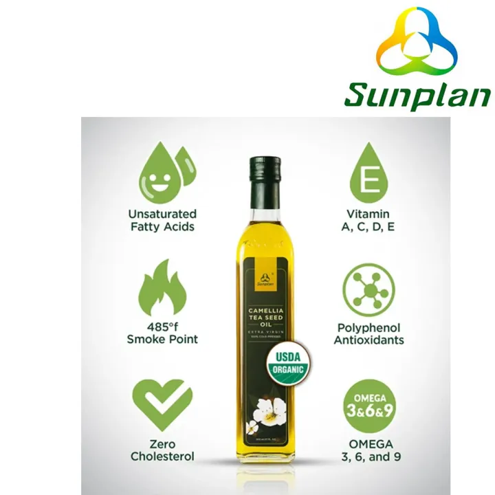 Sunplan Organic Camellia Oil 500ml 17oz | Lazada PH