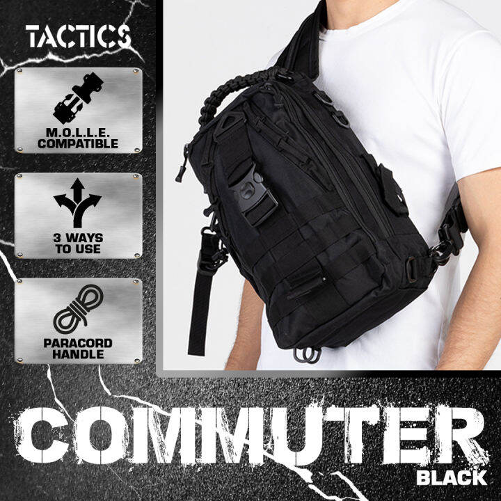Tactics Commuter Crossbody Bag Mens Crossbody Waterproof Outdoor ...