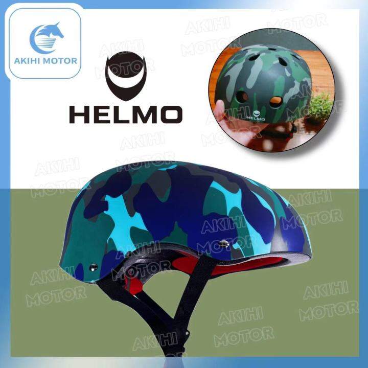 [AKIHI MOTOR] MOTORCYCLE BIKE HELMO NUTSHELL HELMET ADJUSTABLE | Lazada PH