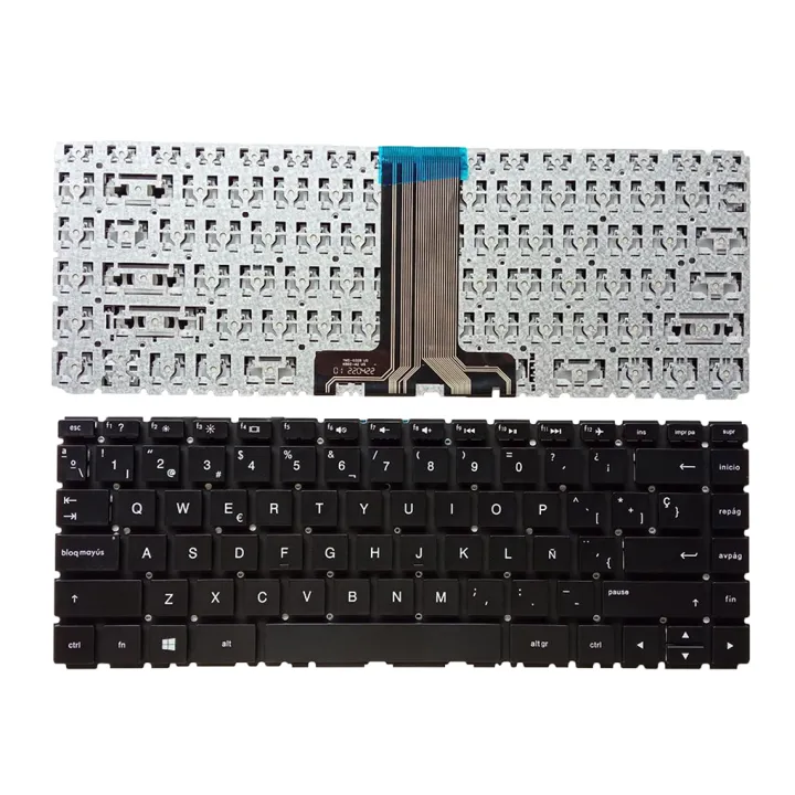 Spanish Notebook Keyboards Anti-slide Plug and Pay Laptop Smooth ...
