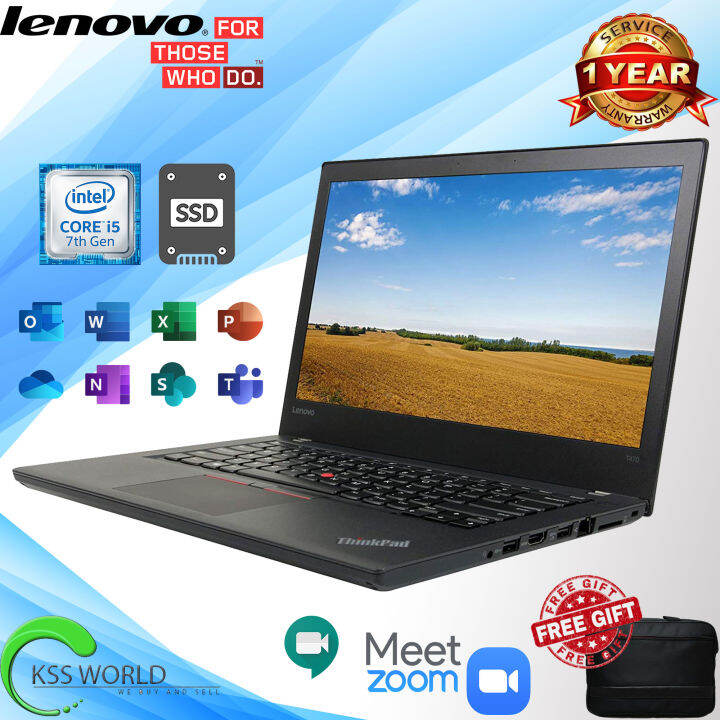 Lenovo ThinkPad T470s 14" Business-Ready Laptop | Intel Core i7-7thGen ...
