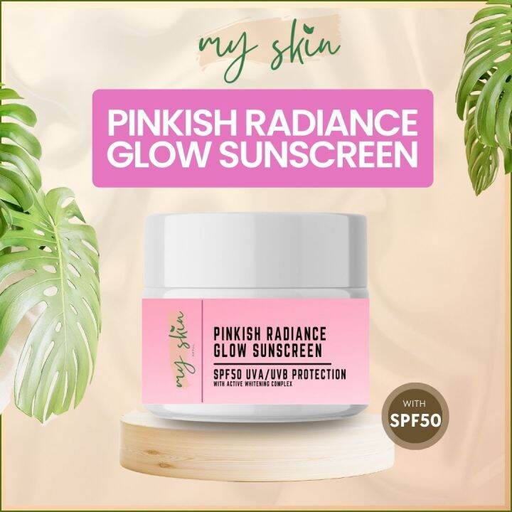 My Skin MNL - Pinkish Radiance Glow Sunscreen, SPF 50 UVA/UVB Whitening ...