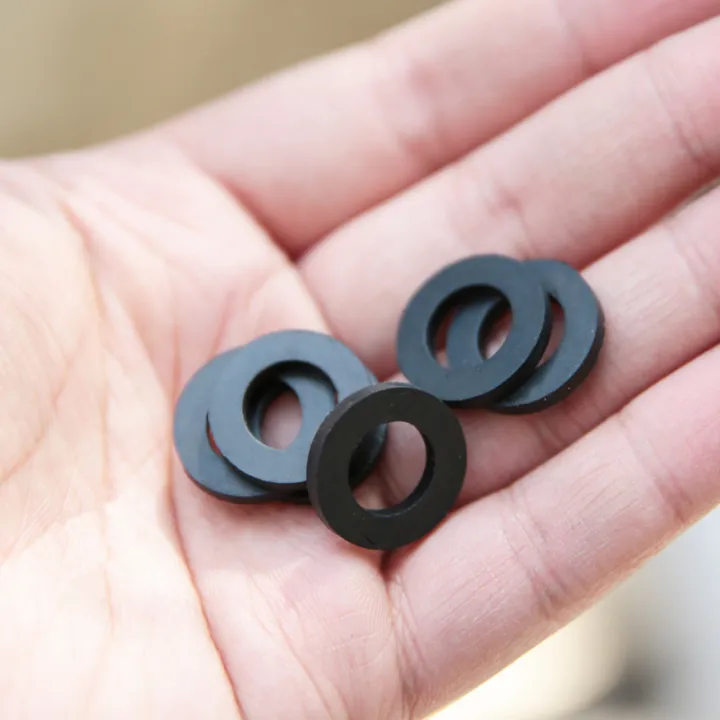 Rubber washer thread circular silicone shower interface flat pad four ...