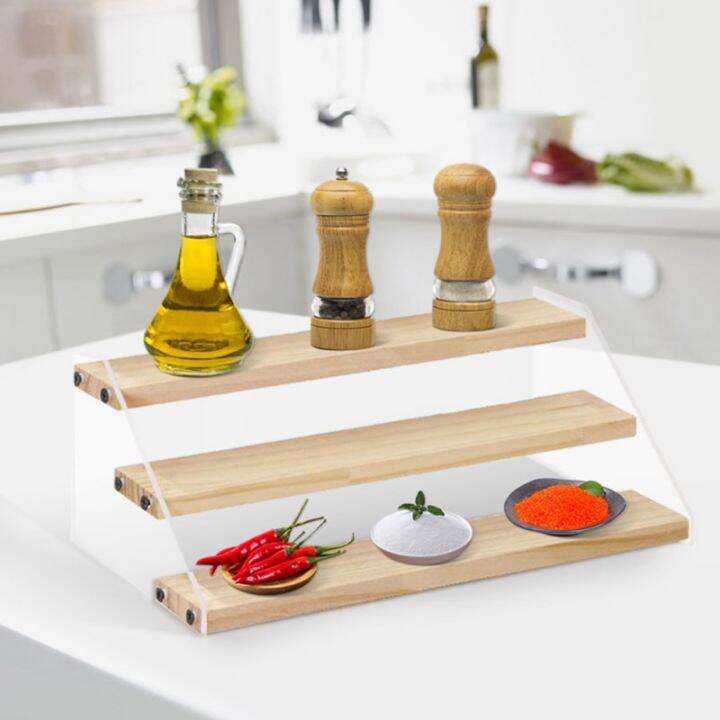 3-Layer Storage Rack Display Rack Ladder Riser Stand Perfume Glasses ...